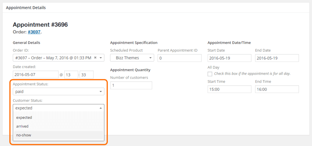 Introducing Customer Status for Appointments - BookingWP™